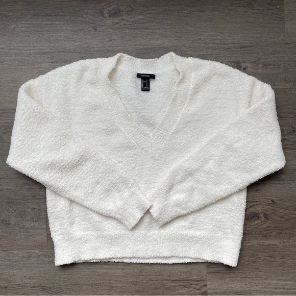 Forever 21 | Sweaters | Forever 2 V Neck Soft Fuzzy Sweater | Poshmark
